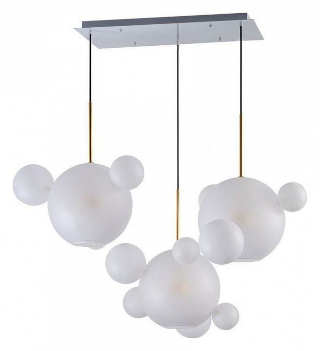 Подвесной светильник Loft it Bolle 2030-S3 цвет плафона подвески Белый, цвет арматуры Белый, Золото