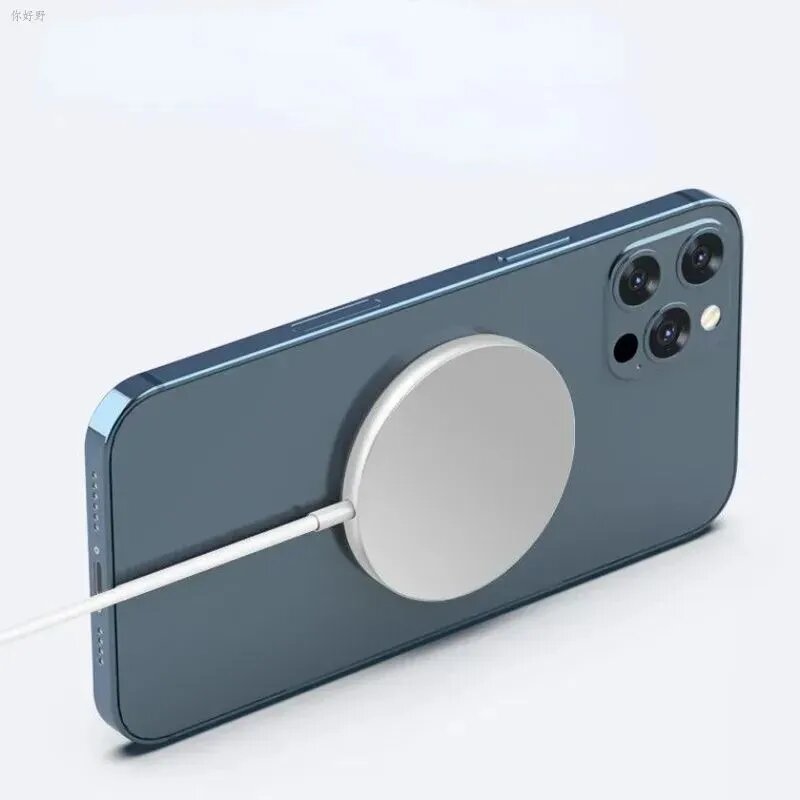 Беспроводная зарядка для Iphone 16 15 14 13 Pro Max / быстрое Магнитная беспроводное зарядное устройство/Type C/ Белый11