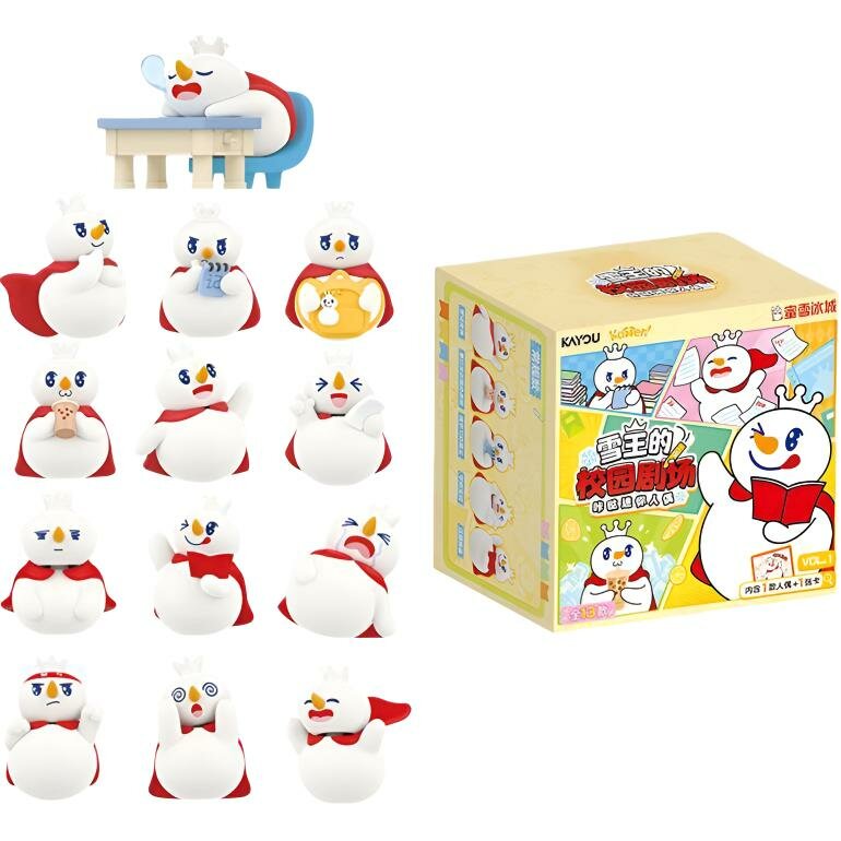 Мини-кукла унисекс KAYOU Honey Snow City, Снежный Король Кампус Театр Када, загадочная коробка, Single Mystery Box (Random Pick)