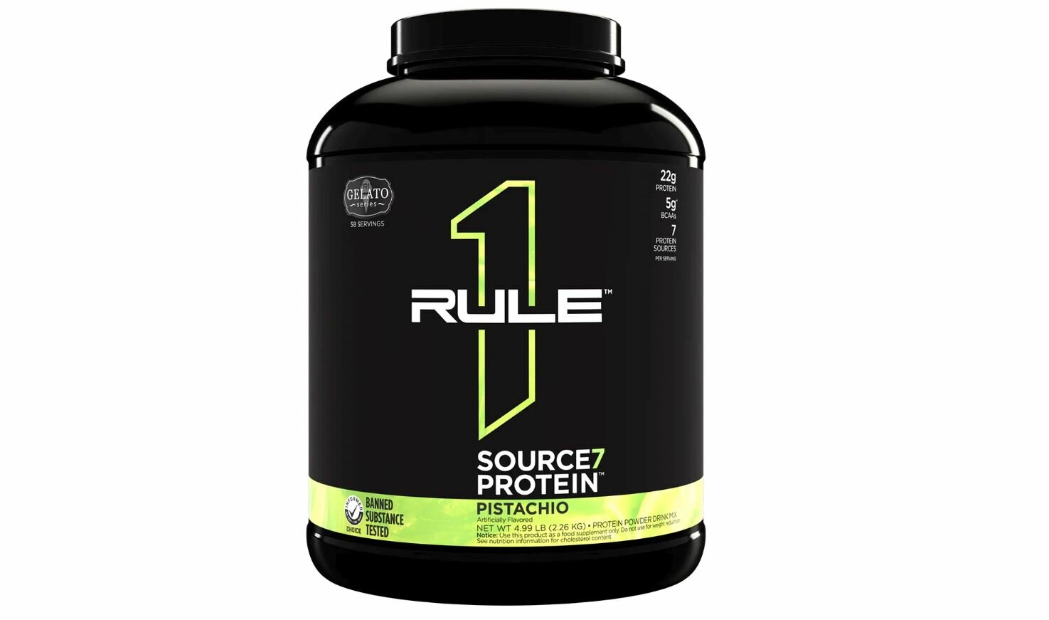 Rule One SOURCE7 PROTEIN 2.2 кг (Pistachio) Фисташка, 7 белков премиум-класса