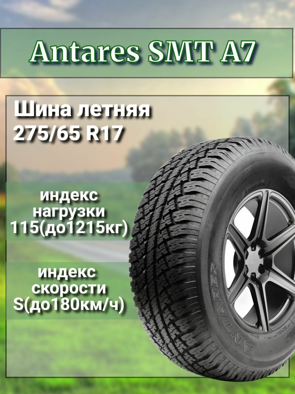 Шина для легкового автомобиля Antares SMT A7 275/65 R17 115S MT