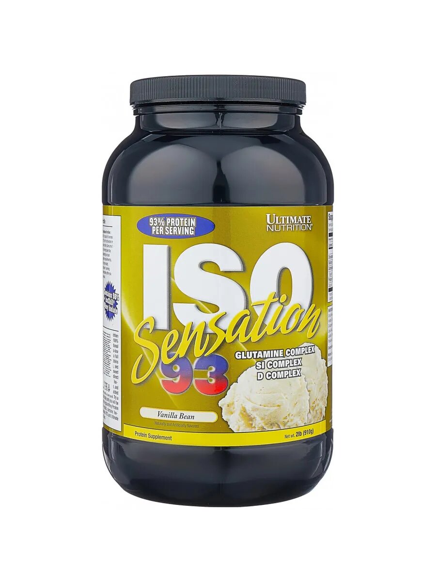 Протеин Ultimate Nutrition "ISO Sensation", изолят, ваниль, 910г