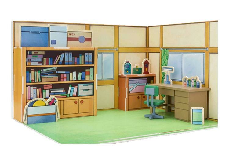 Фигурки унисекс BANDAI Doraemon Doraemon+Nobita/Time Machine/House Scenario, 1430655062