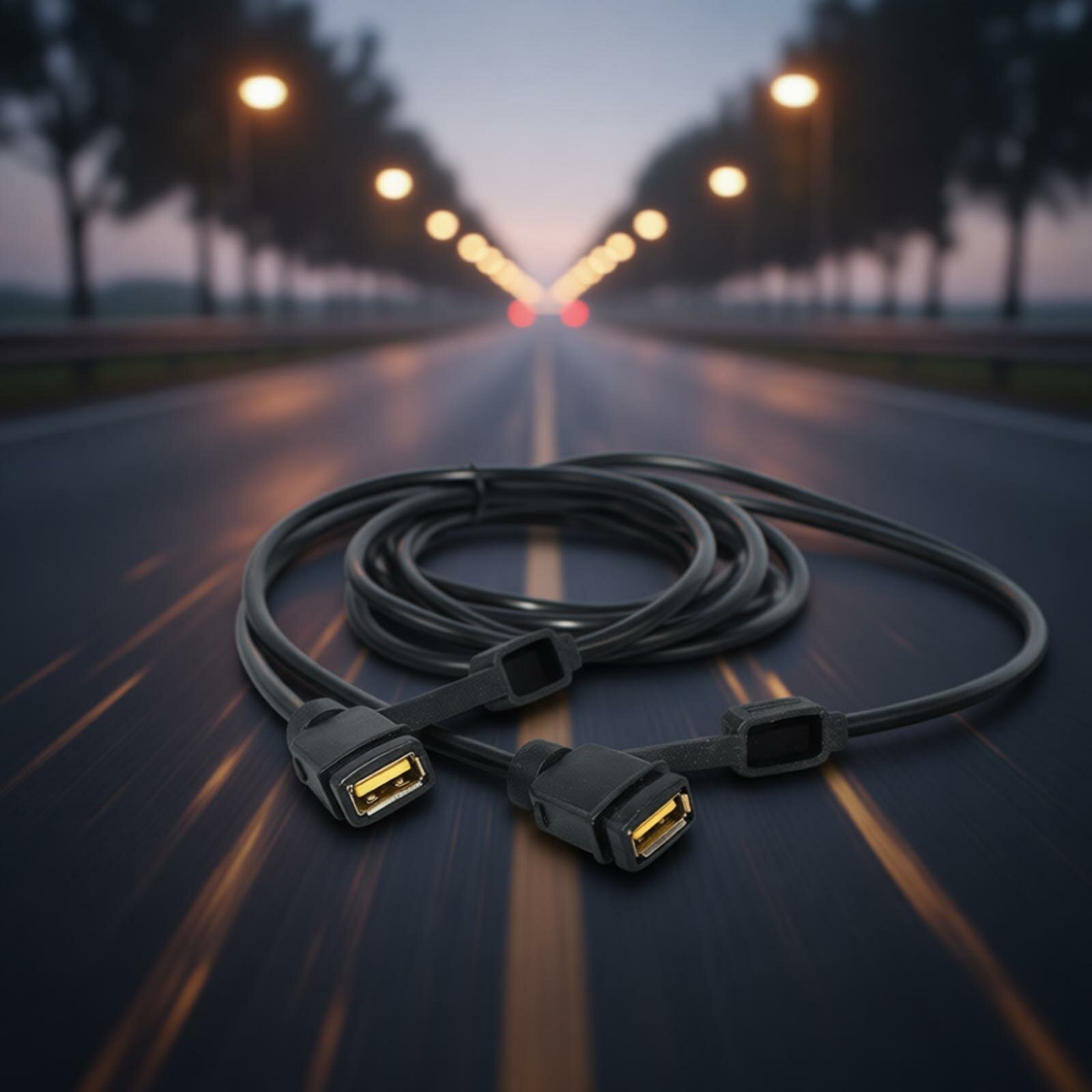Мощные USB-зарядные устройства с двойным портом мощностью 30 Вт, водонепроницаемым дизайном и широким входом напряжения, велосипедные USB-блоки питания для мотоциклов
