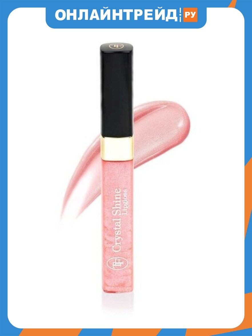 Жидкая помада для губ Триумф TF Crystal Shine Lipgloss 36 розовое облако