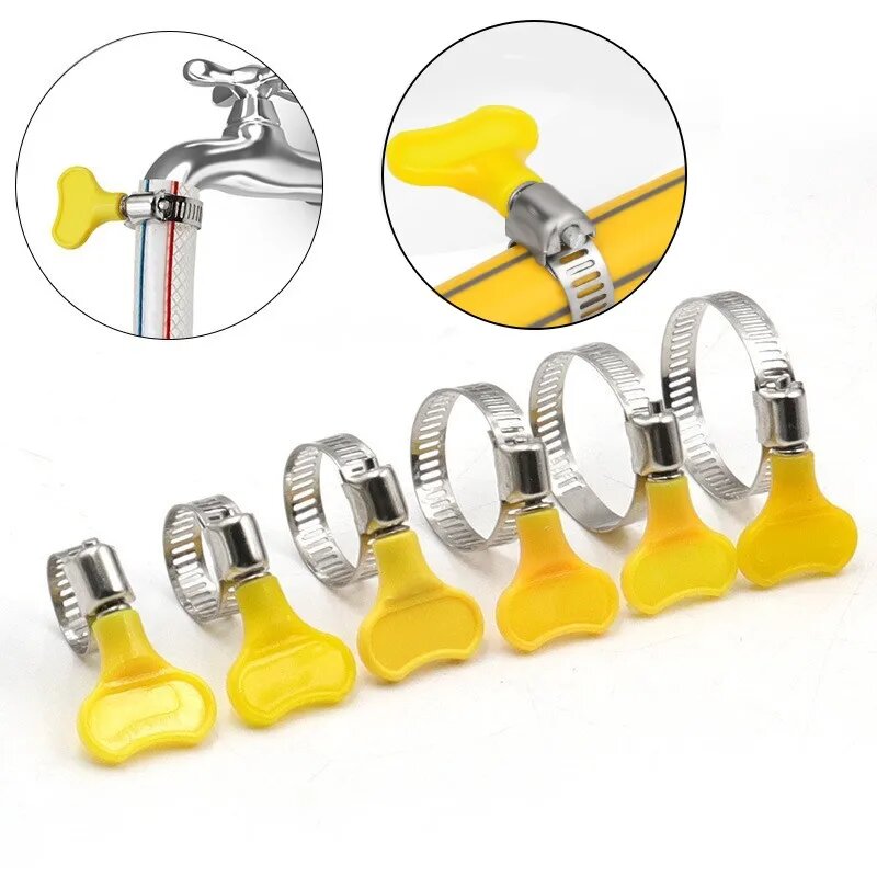 Хомуты для труб из нержавеющей стали 8-32 мм 25-38mm (5pcs)