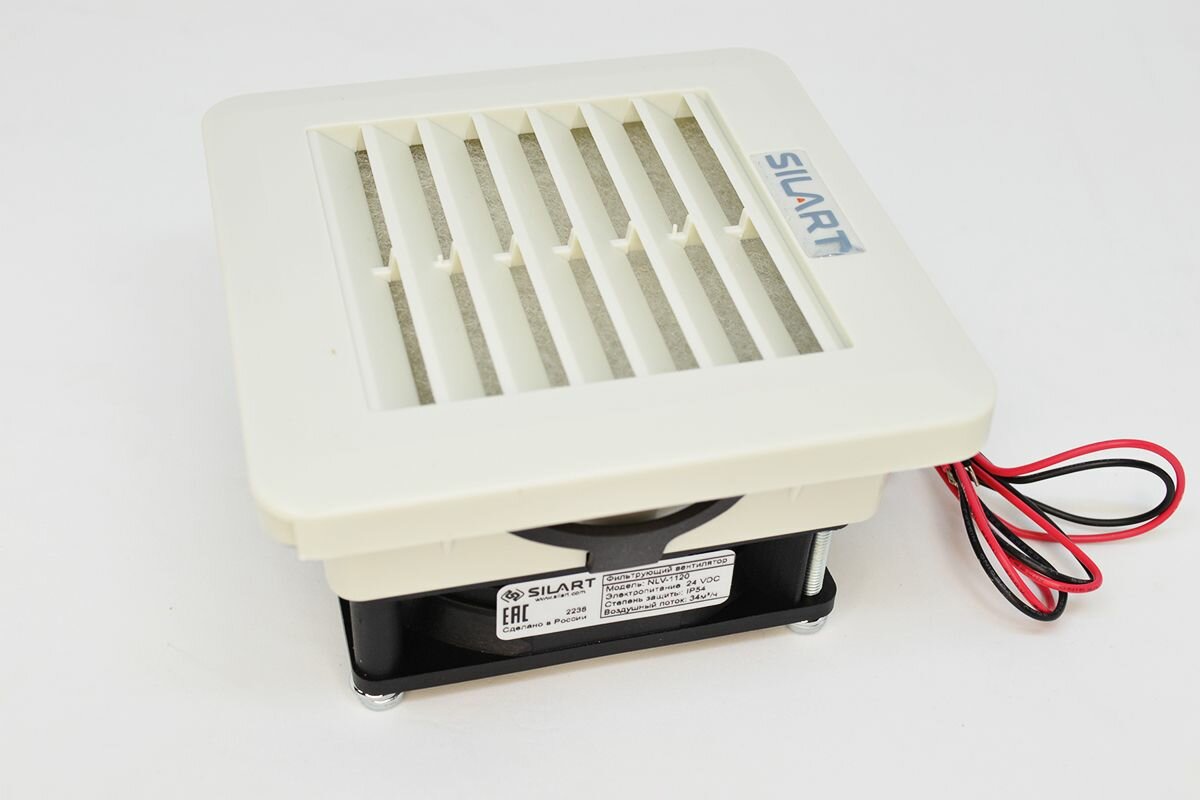 Вентилятор SILART NLV-1120 Фильтрующий вентилятор SILART IP54 34 м3/ч 24 VDC 1шт