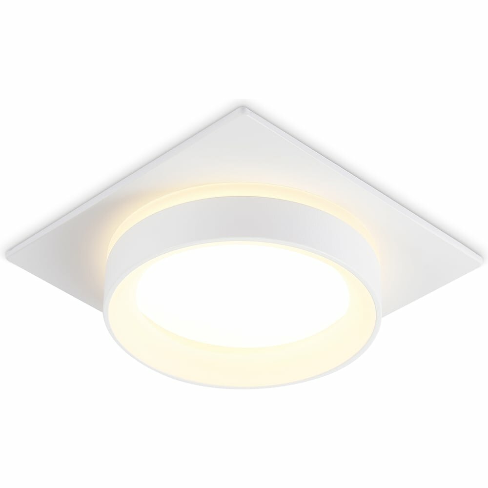 Светильник встраиваемый AMBRELLA LIGHT WH белый IP44 GX53 max 15W 105*105*45 TN6709