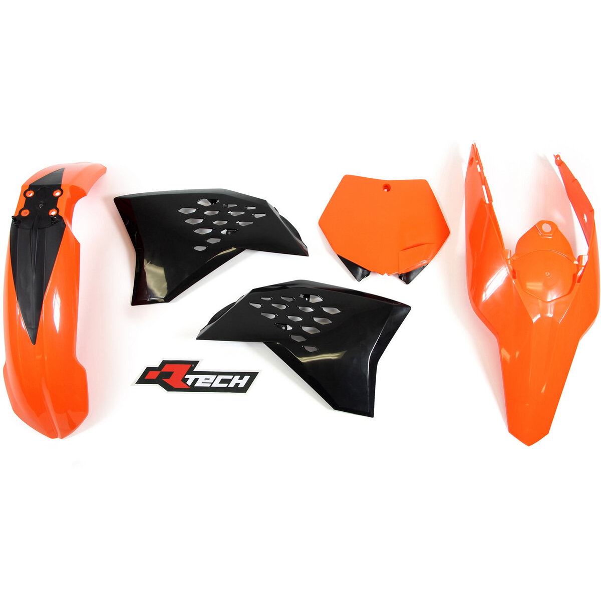 Комплект пластика KTM SX/SXF125-250-450 07-10, EXC 08-11, оригин.