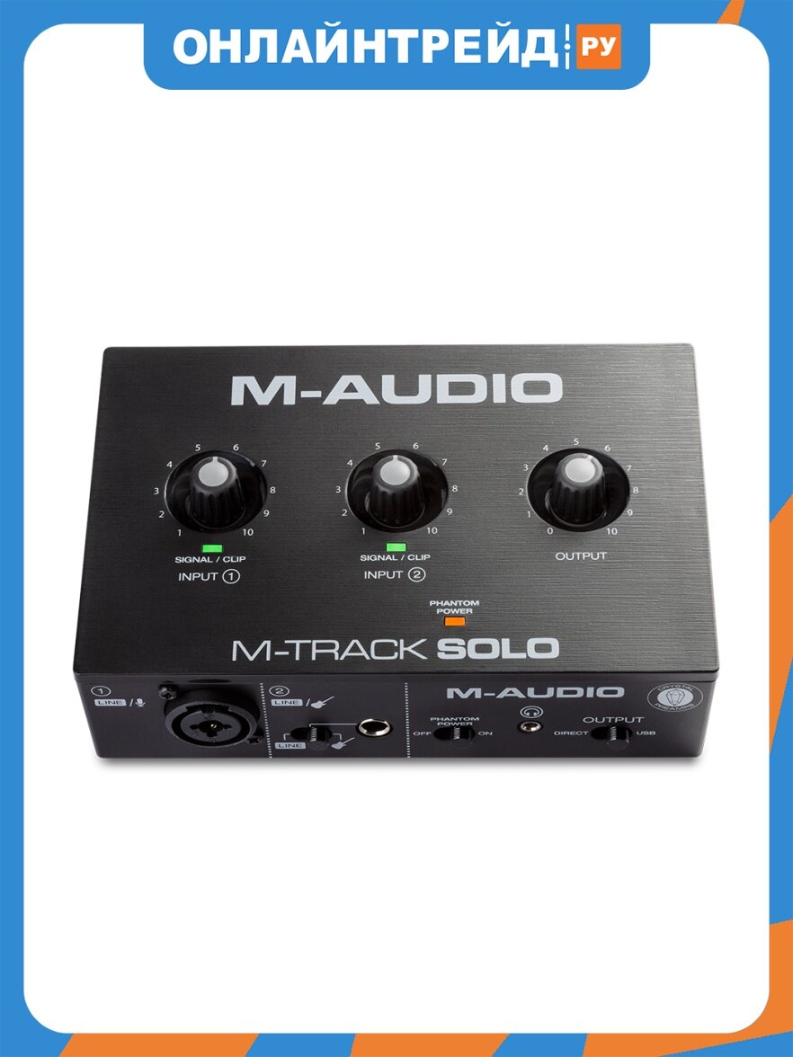 Аудиоинтерфейс-USB M-audio M-TRACK SOLO II