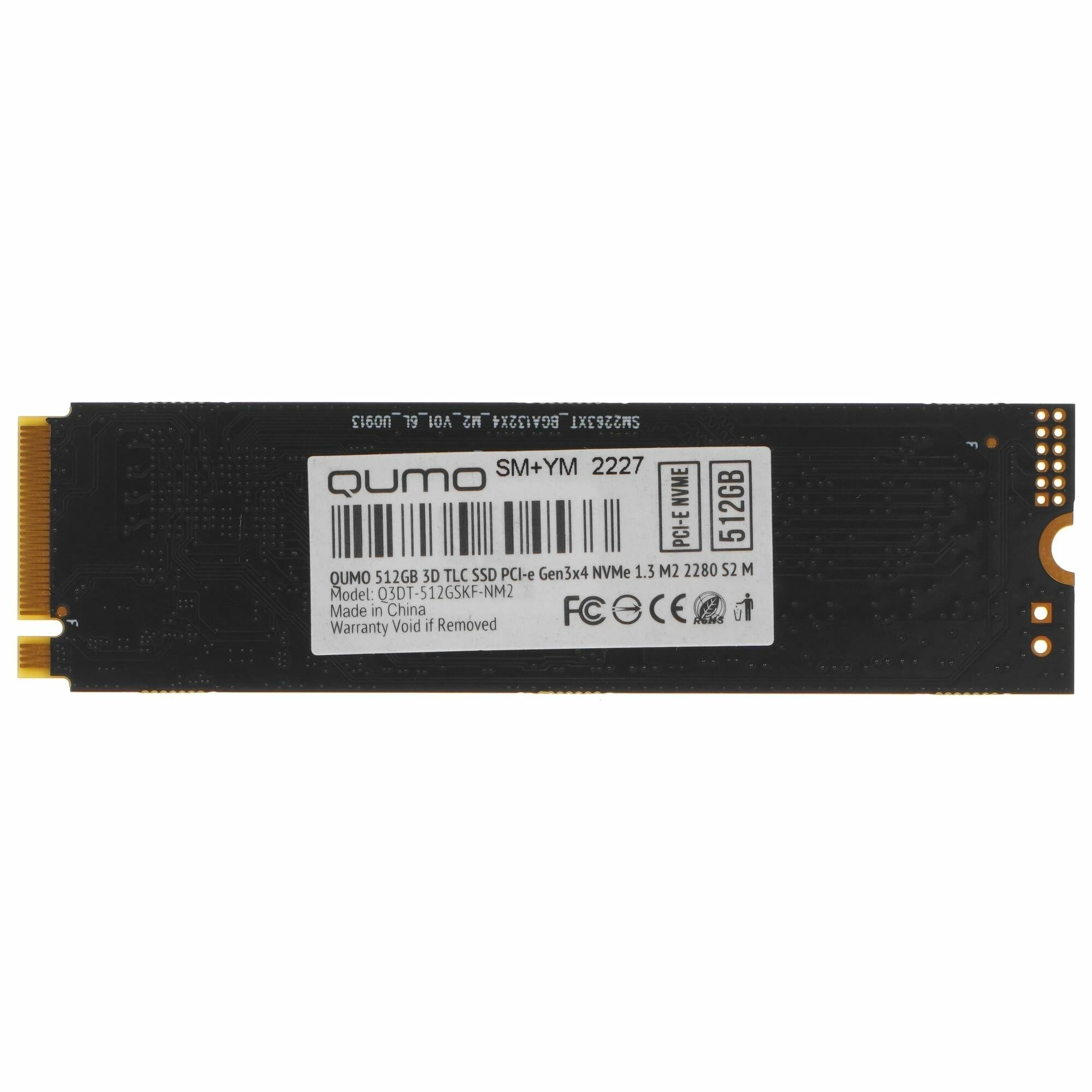 SSD-накопитель QUMO Q3DT-512GSKF-NM2