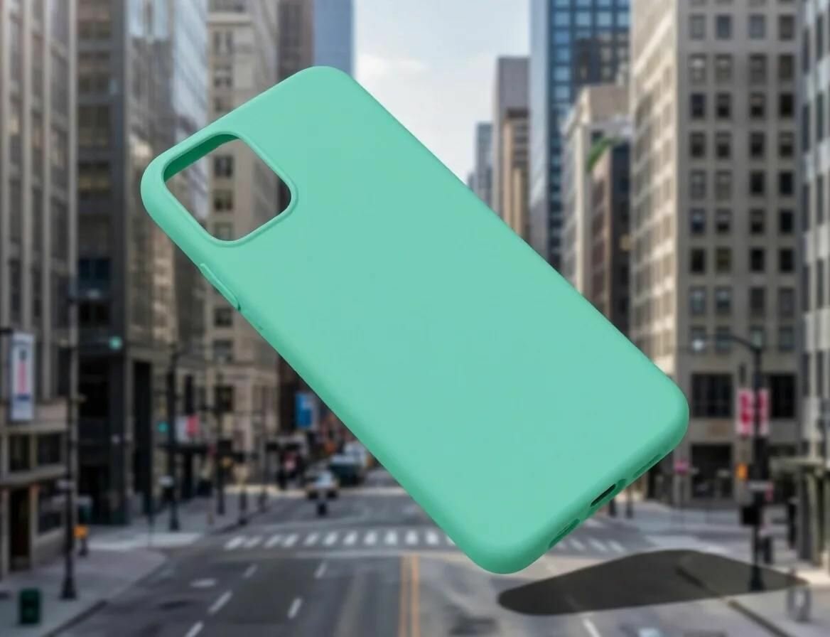Чехол для iPhone 11 Pro ( айфон одиннадцать про ), мятный.