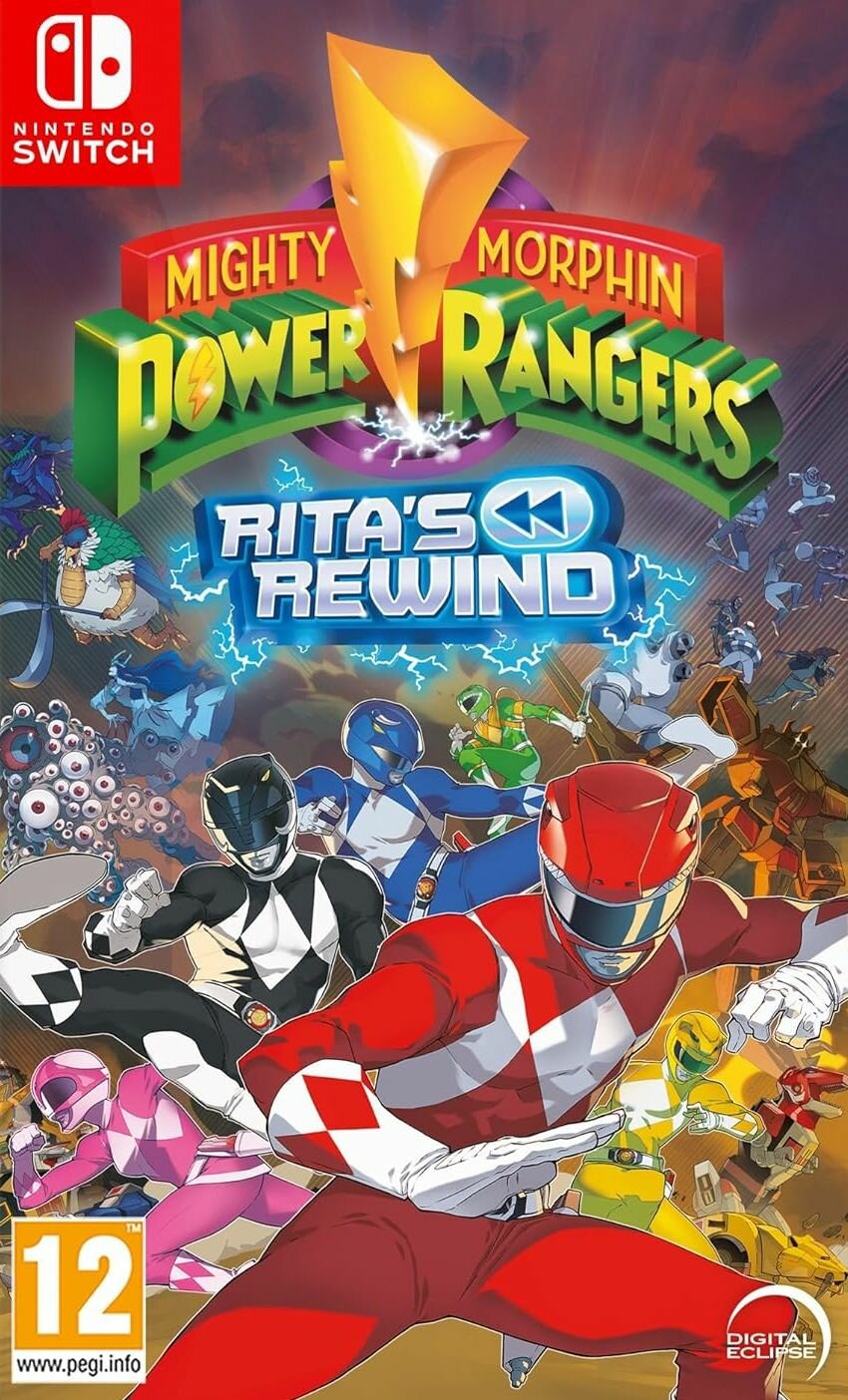 Игра Mighty Morphin Power Rangers Ritas Rewind Switch Картридж на Nintendo Switch