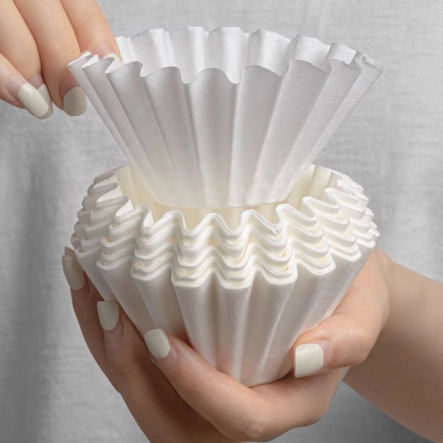 Многоразовый силиконовый фильтр для кофе YRP Белый, 1-2cups