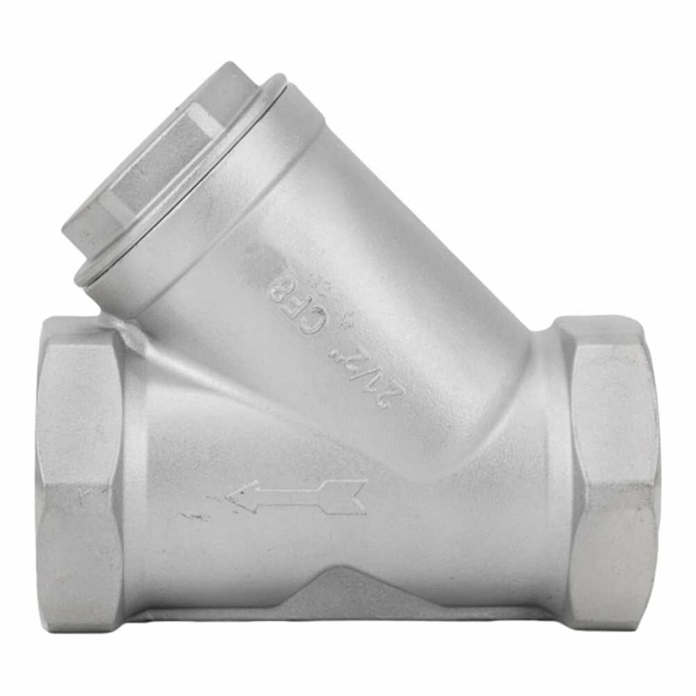 Фильтр муфтовый NEWKEY Y-тип нержавеющая сталь AISI304 DN65 (2_1/2), (CF8), PN16 NK-YS65/4