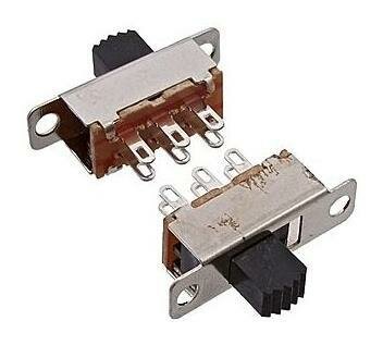 Переключатель KBB40-2P2W on-on флажковый движковый
