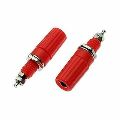 Разъем Банан гнездо Z019 4mm Binding Post RED