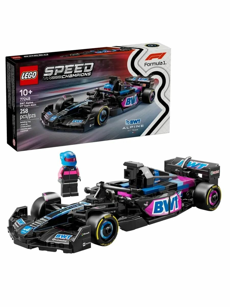 Конструктор LEGO Speed Champions 77248 BWT Alpine F1 Team A524