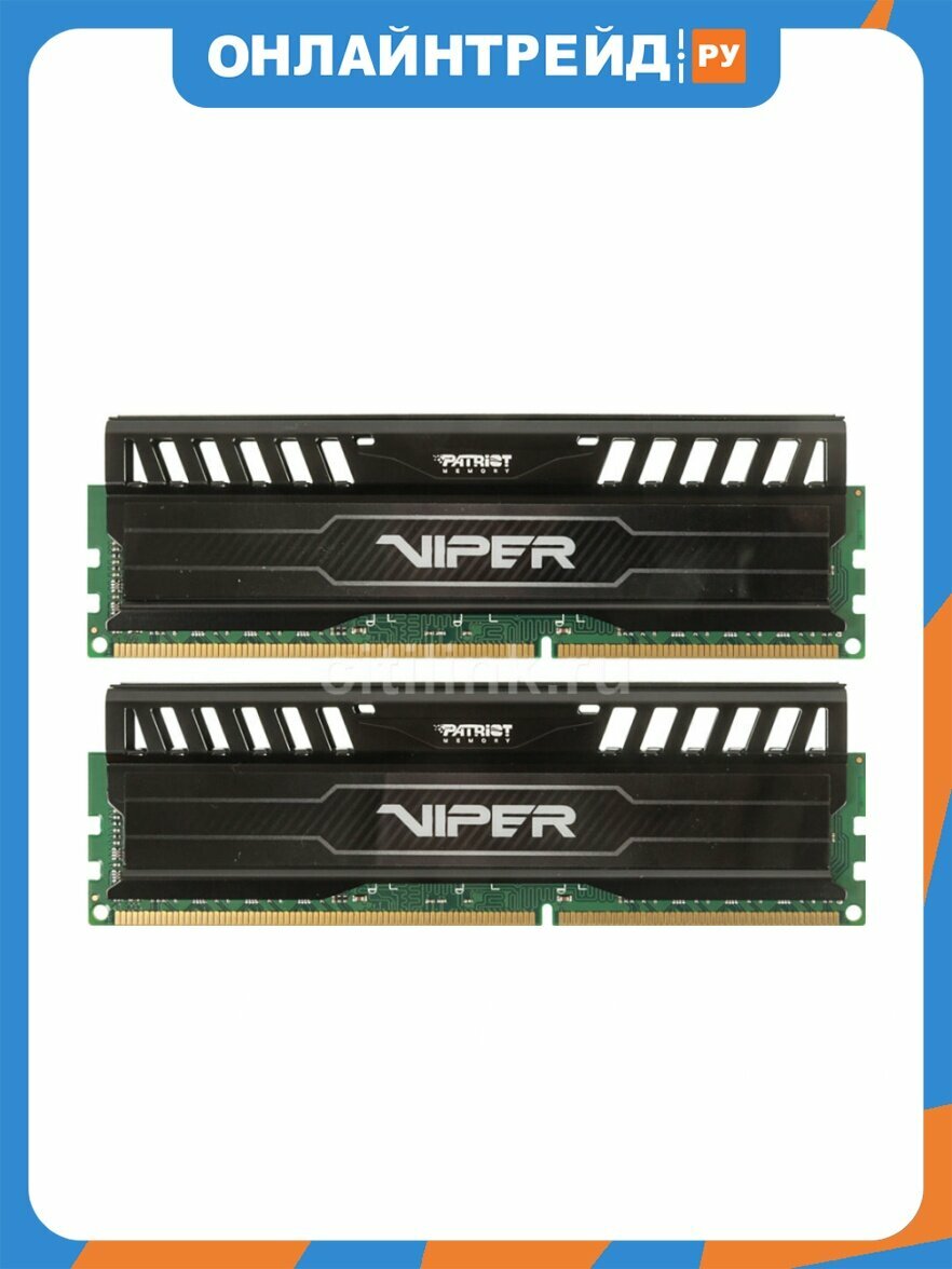 Оперативная память Patriot Memory DDR3 16Gb (2x8Gb) 1866MHz pc-14900 (PV316G186C0K)