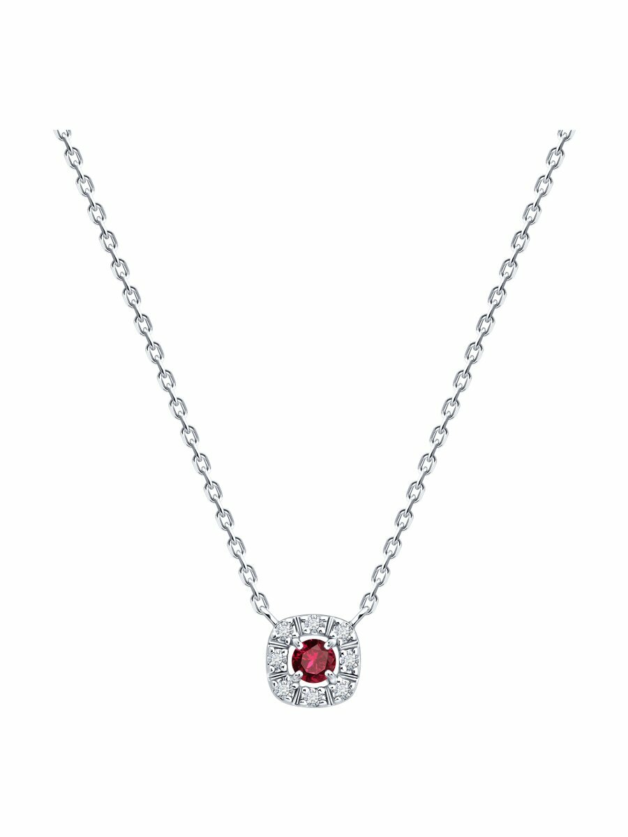 Колье, серебро, 925 проба, родирование