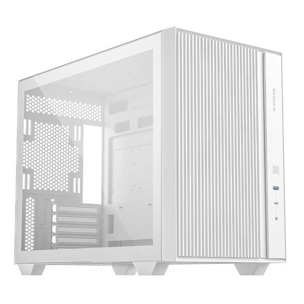 Корпус для ПК ID-Cooling FLOW 500 White, Mini Tower, Micro-ATX, Белый (FLOW 500 WH)