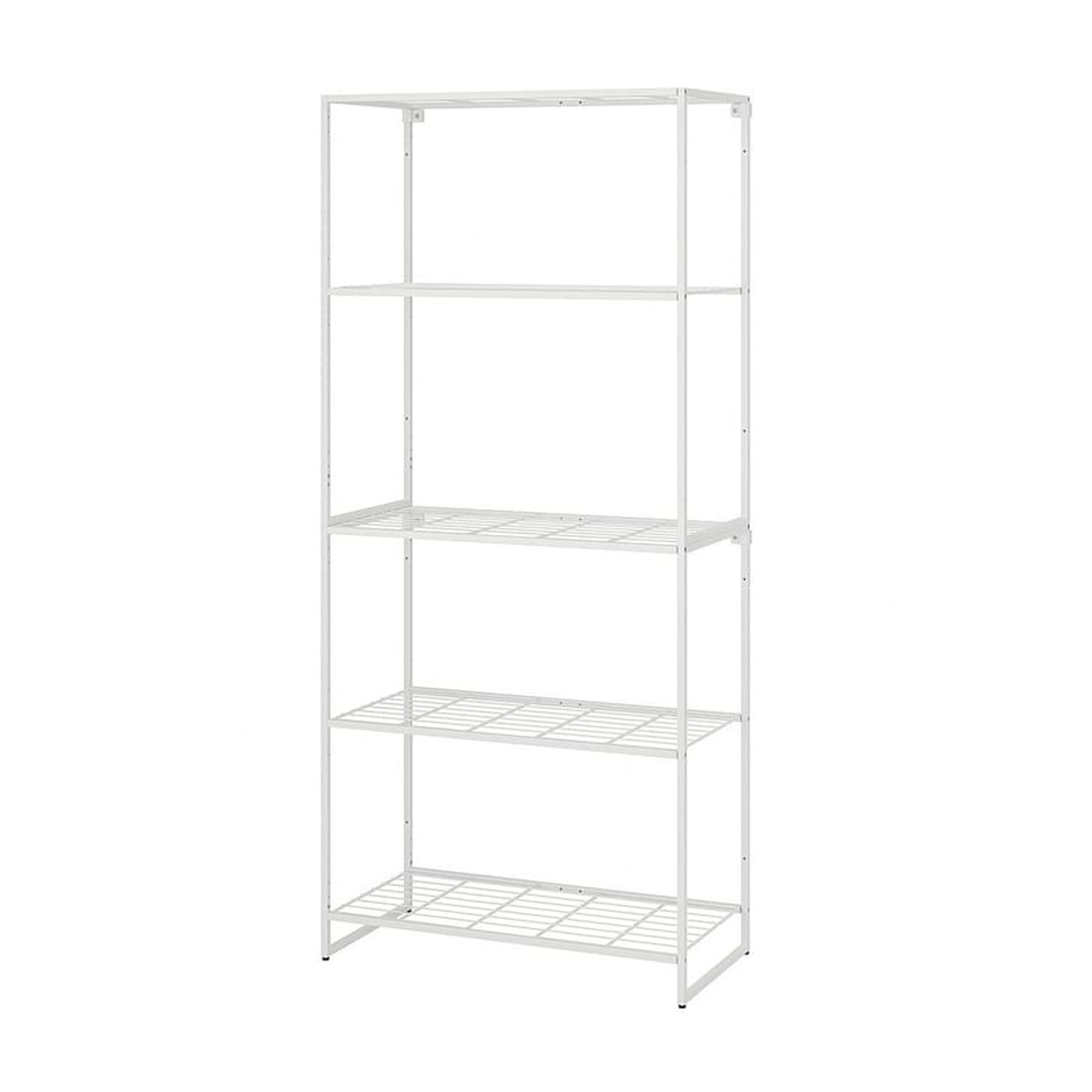 Стеллаж IKEA JOSTEIN 394.372.13, белый, 81x40x180 см
