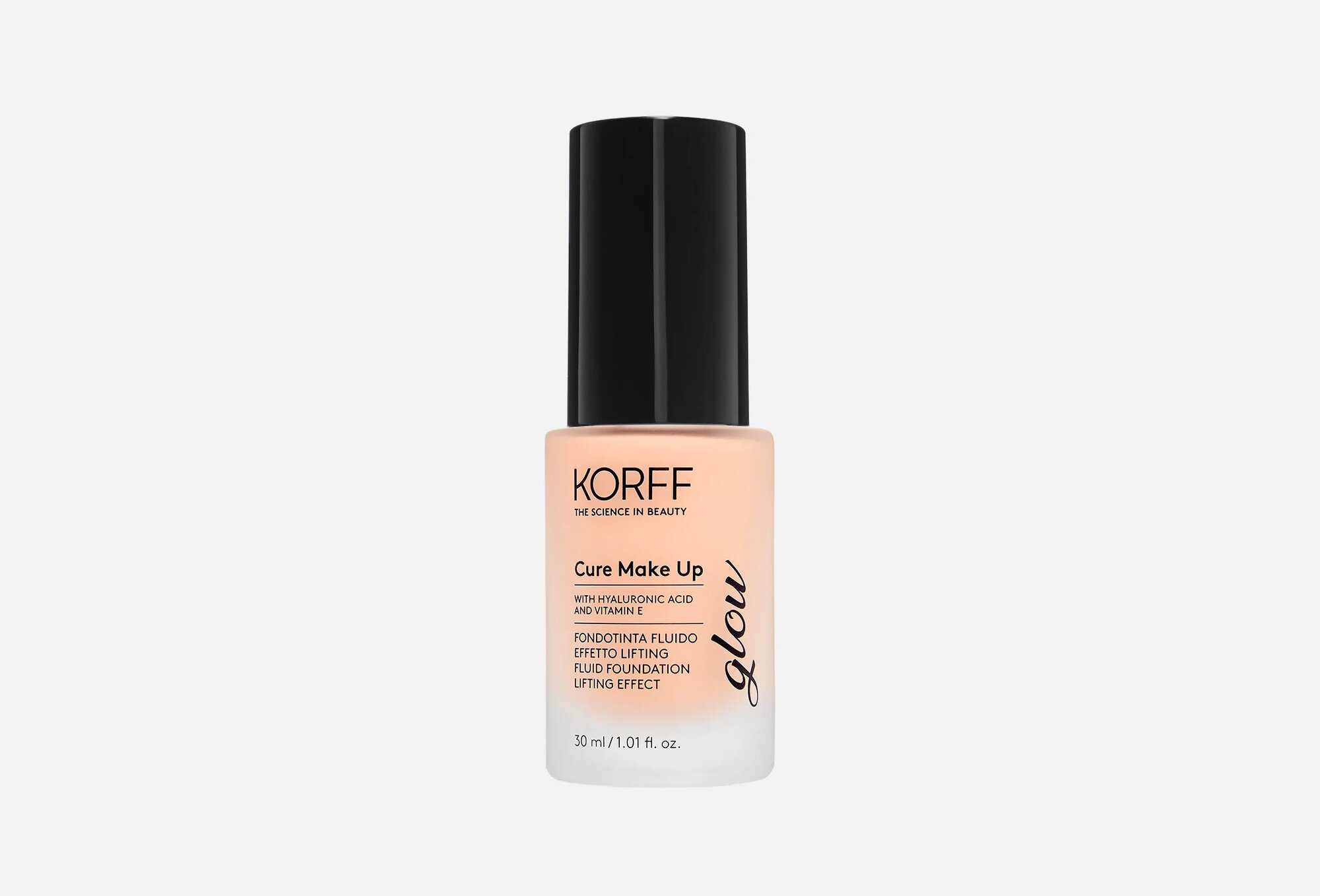 KORFF Cure Make Up LIFTING EFFECT glow Сияющий тональный флюид для лица 30 мл 04
