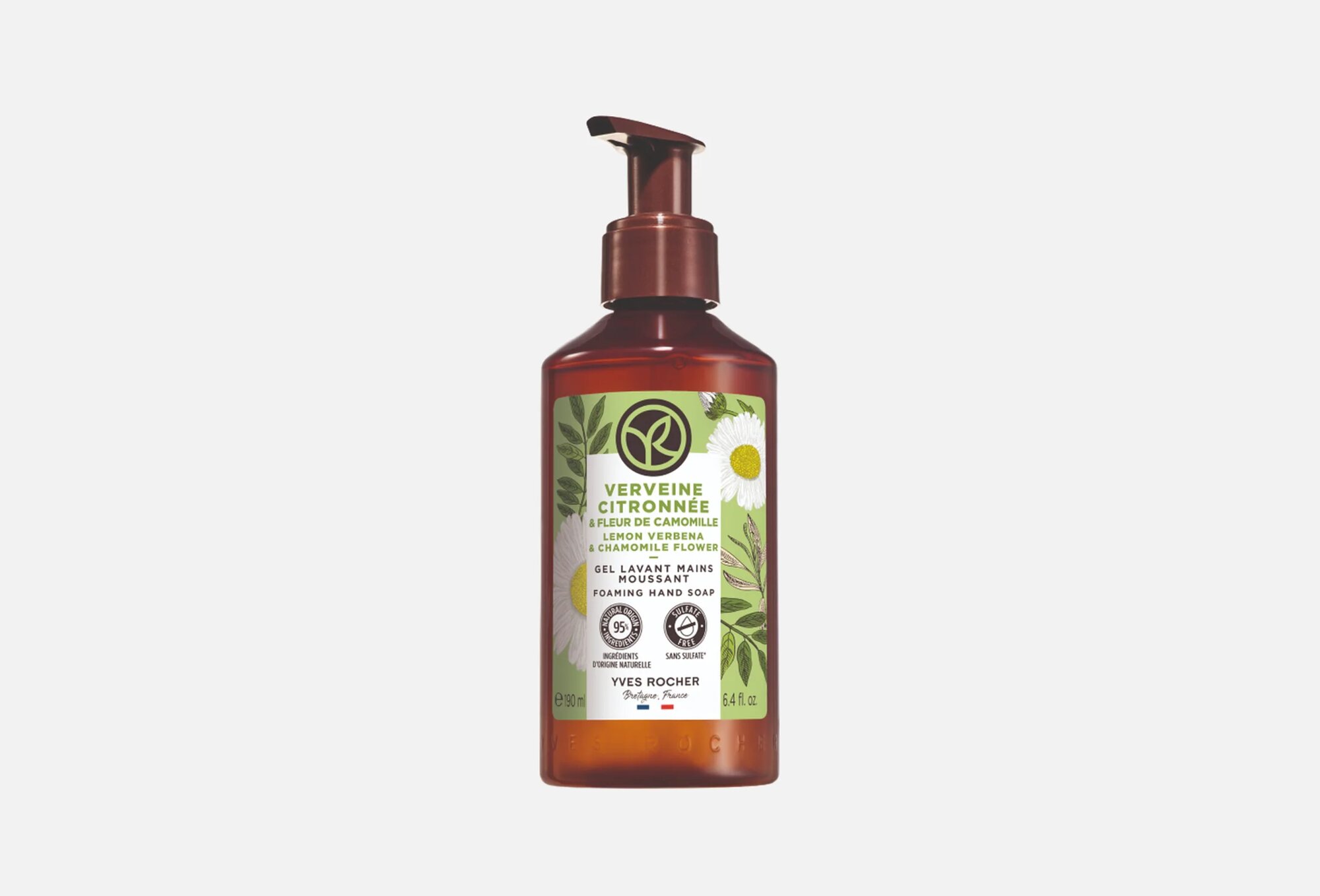 Yves Rocher Lemon Verbena &C hamomile Flowe Мыло для рук 190мл