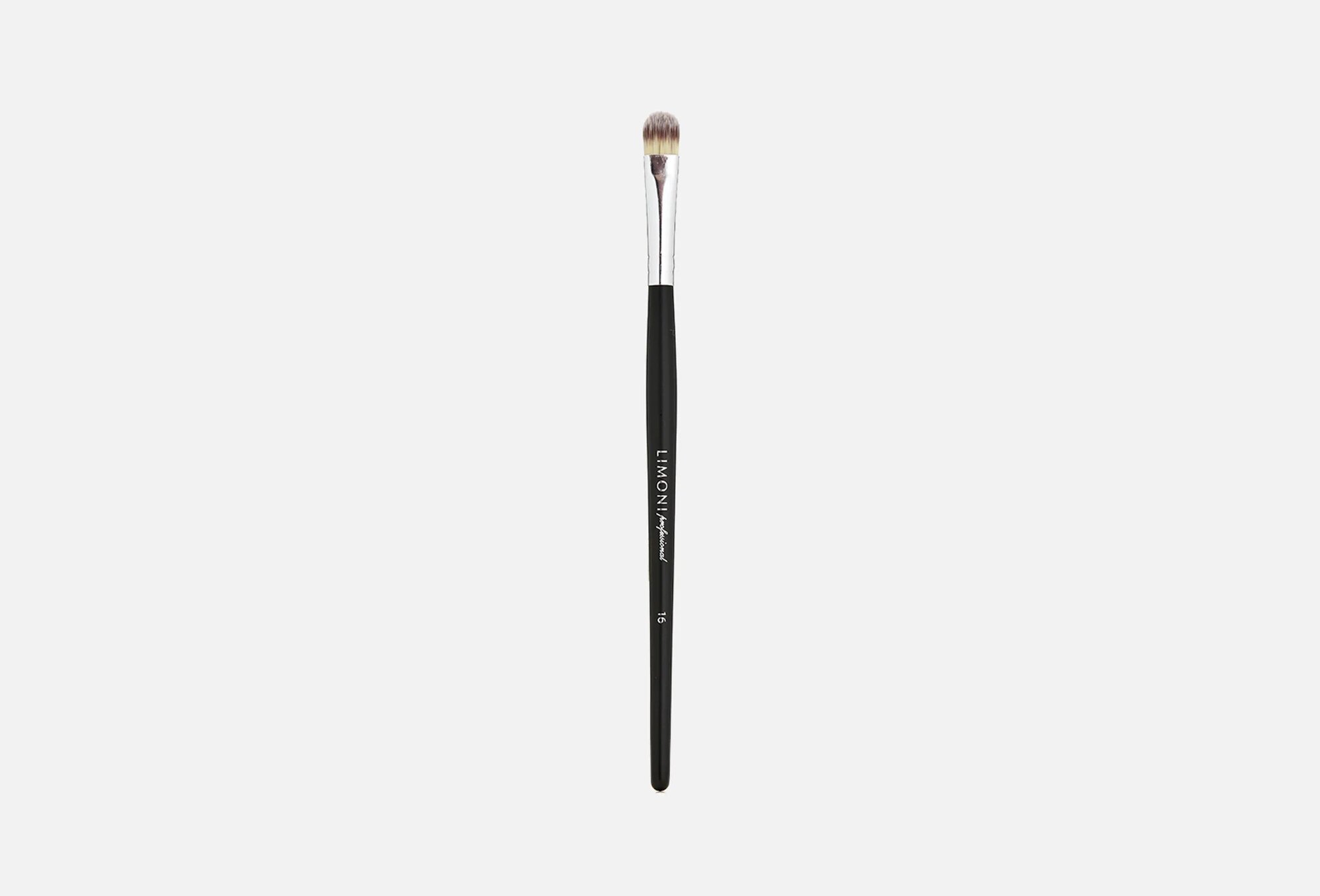 LIMONI Professional brush for liquid foundation & liner 16 Кисть для жидких тональных средств и подводки 1 шт