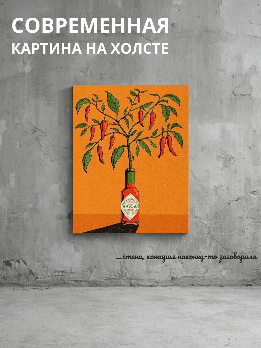 Картина на холсте Декоративный сюжет 50x70 см