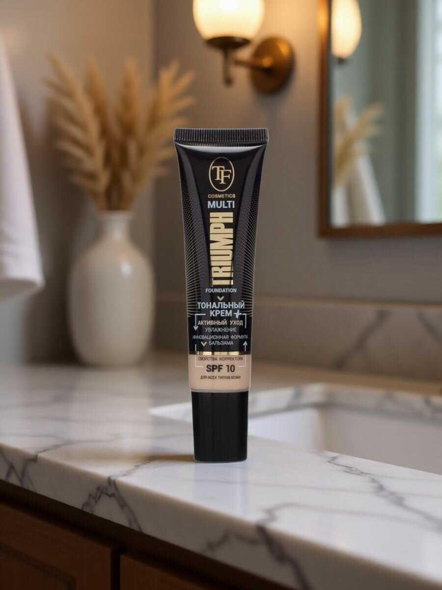 TF Тональный крем MULTI FOUNDATION TRIUMPH, тон 44 "light beige, светлый беж"