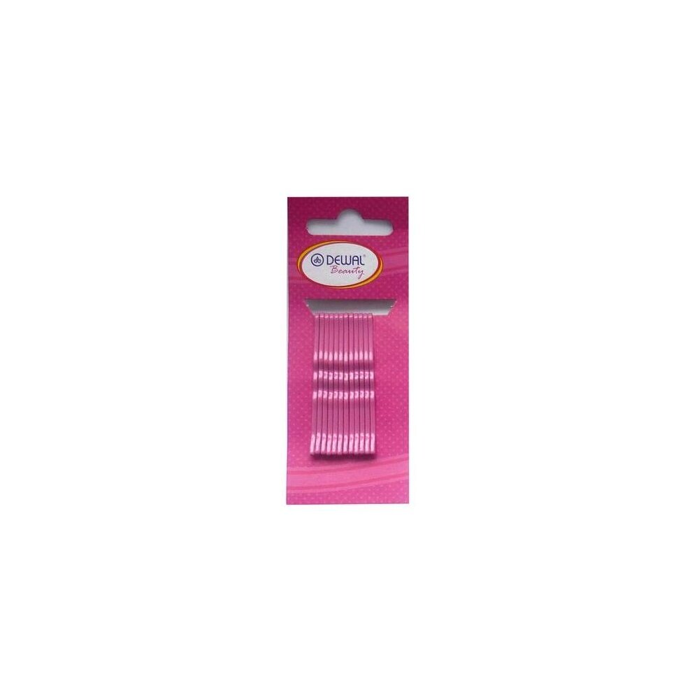 Dewal Beauty N-12PINK Невидимки dewal beauty волна 50 мм (12 шт) розовые