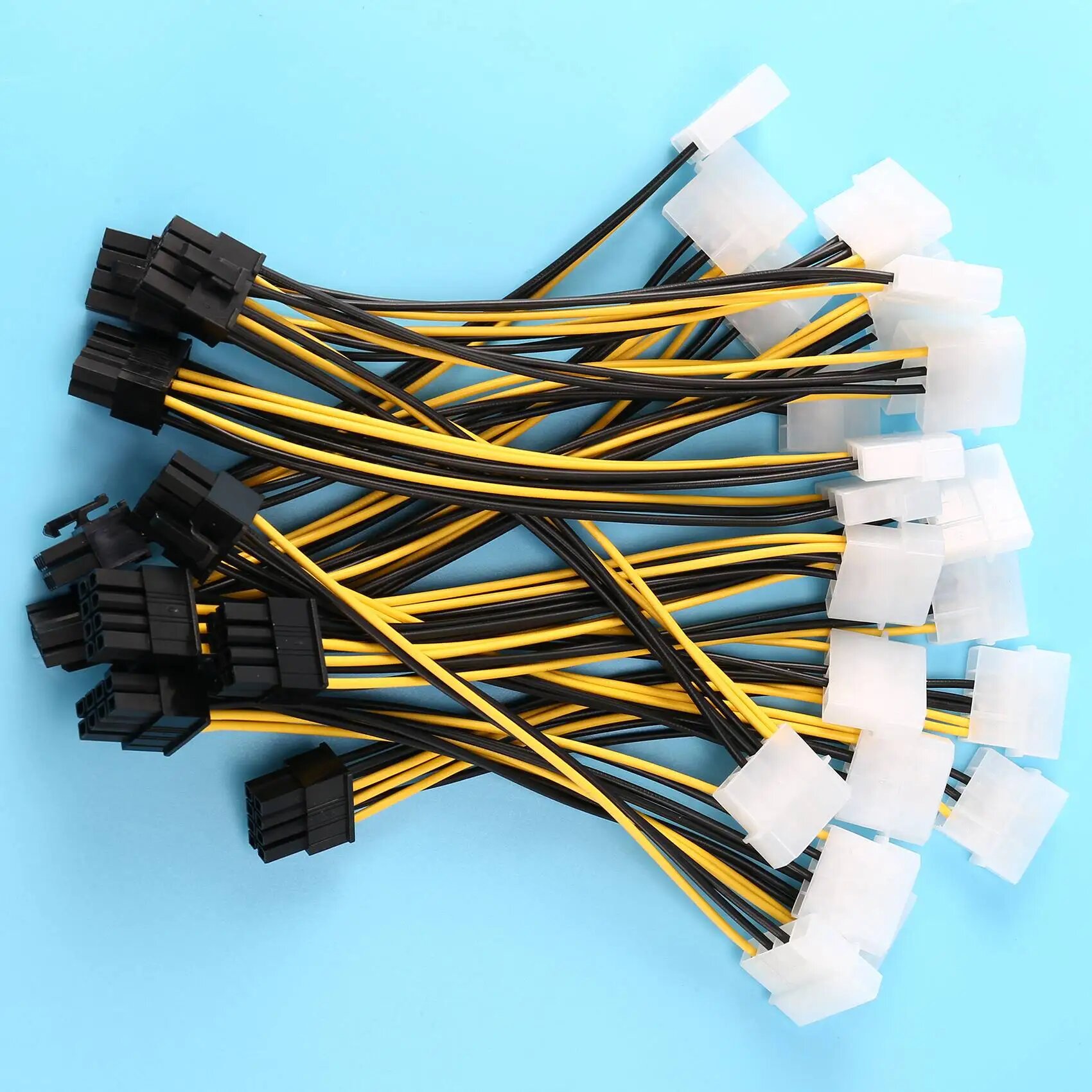 Кабель-переходник Molex 2x4 на PCI-E 8-pin (10 шт.)