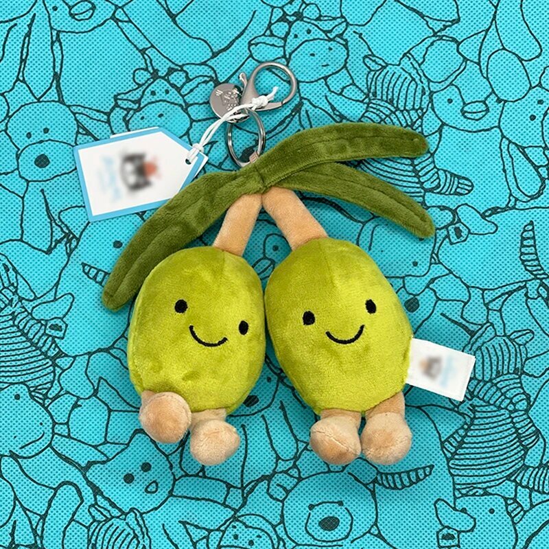 JELLYCAT Плюшевый брелок-игрушка Черный шторм Olive