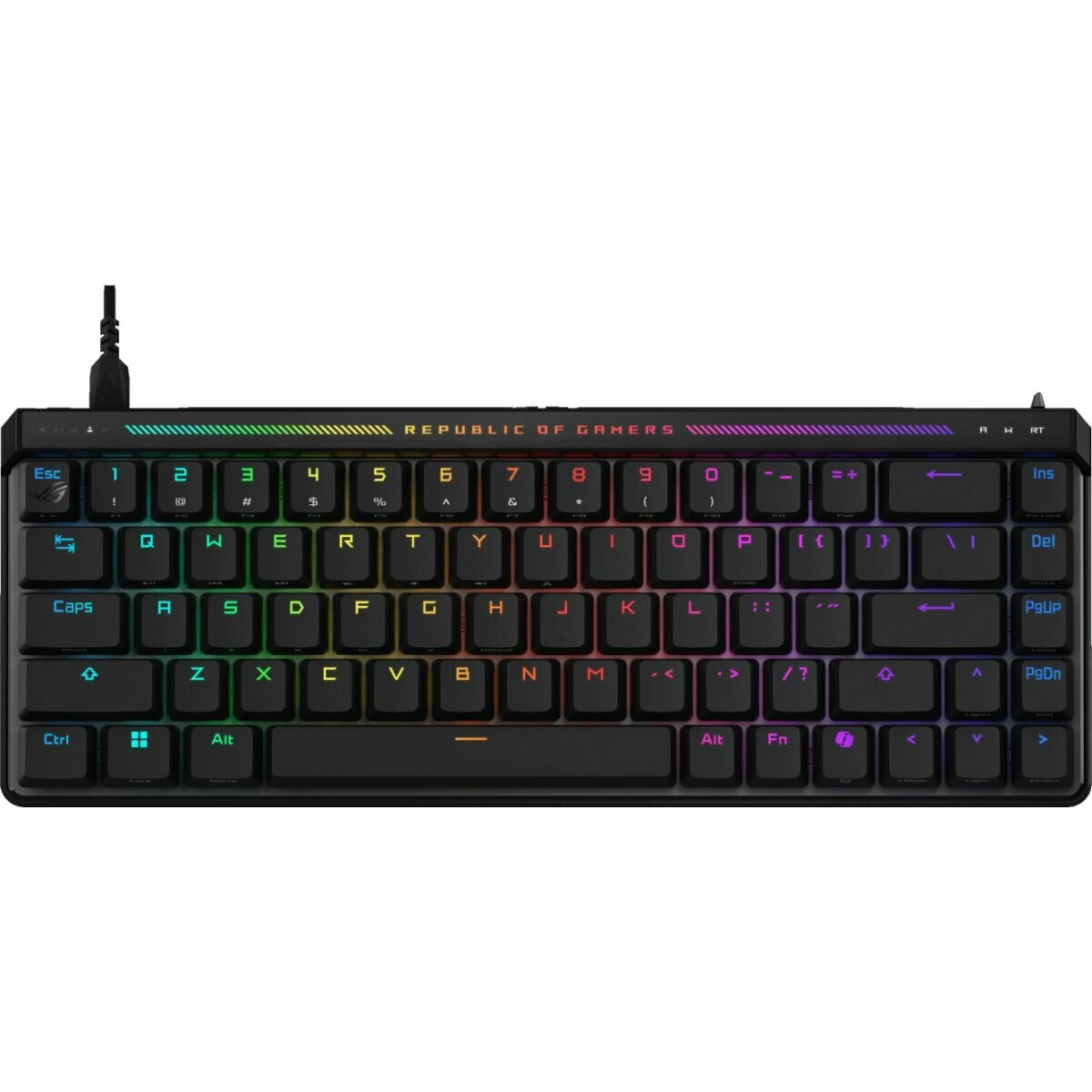 Клавиатура ASUS ROG Falchion Ace HFX проводная, USB Type-C, чёрный