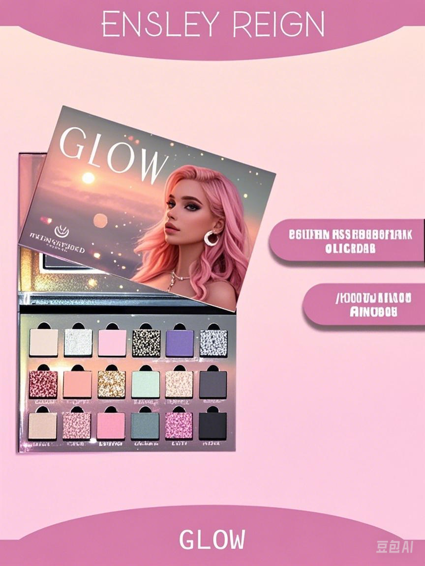 Палитра теней для век ENSLEY REIGN , Многоцветный, матовый, США - GLOW