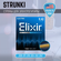 Струны для электрогитары Elixir 12000 Polyweb Super Light 9-42