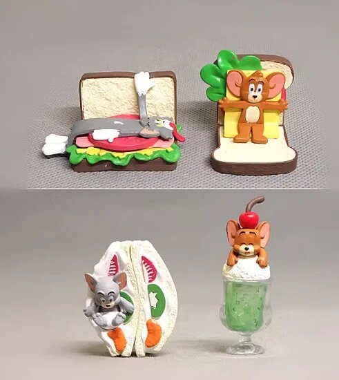 Фигурки аниме "Кот и Мышь" 52TOYS сюрприз бокс in bags 4 pcs K