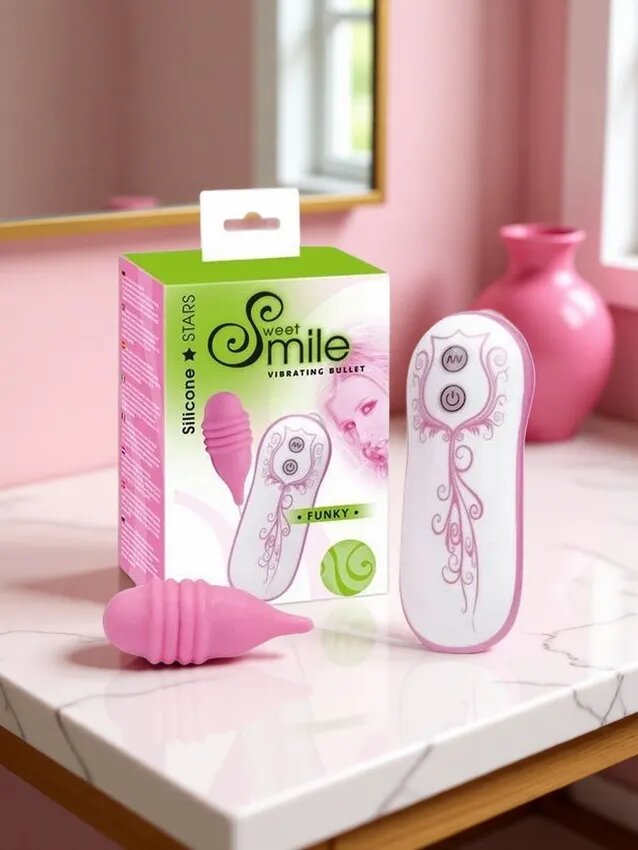Smile Виброяйцо Funky розовое