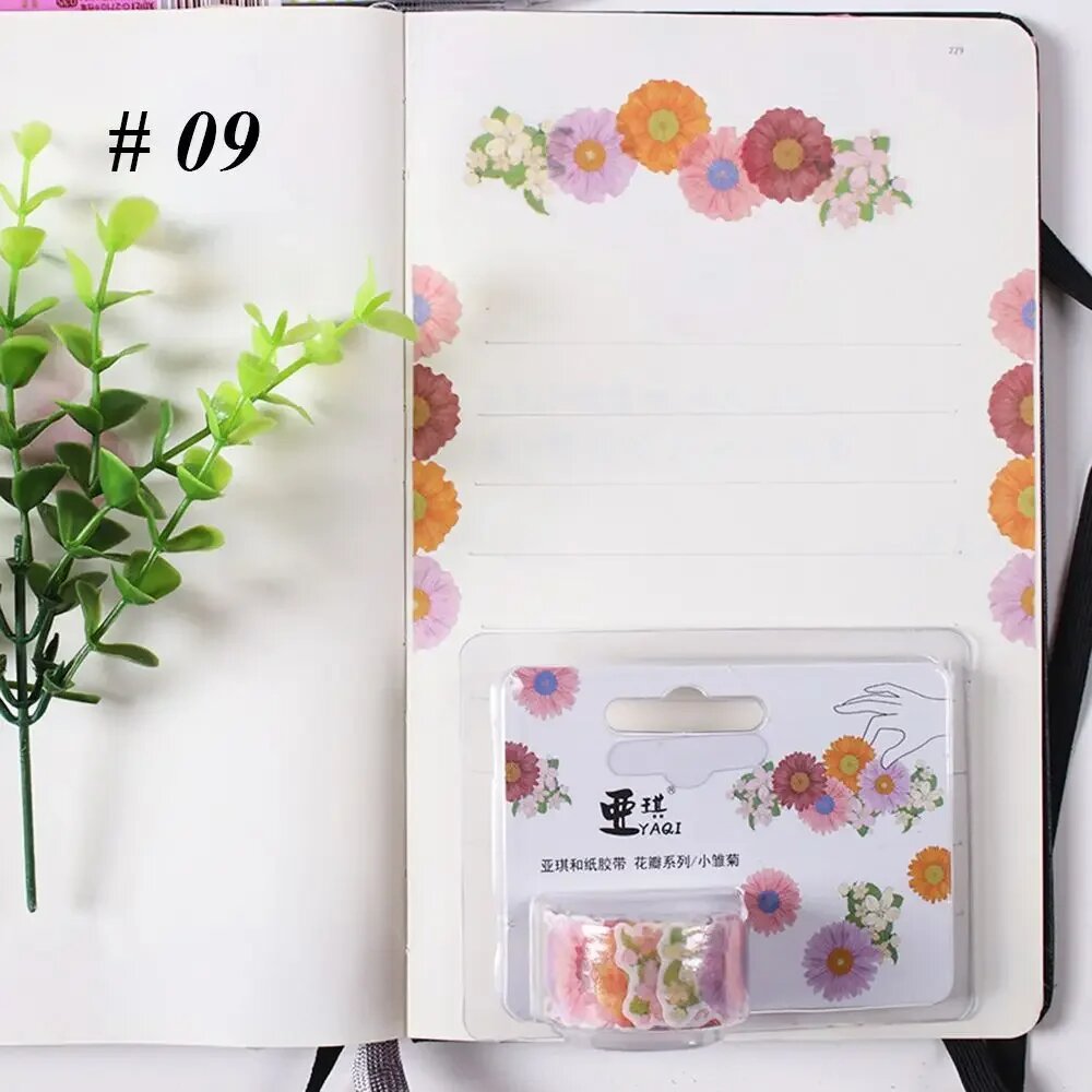 Малярная лента Flower Washi Tape 9
