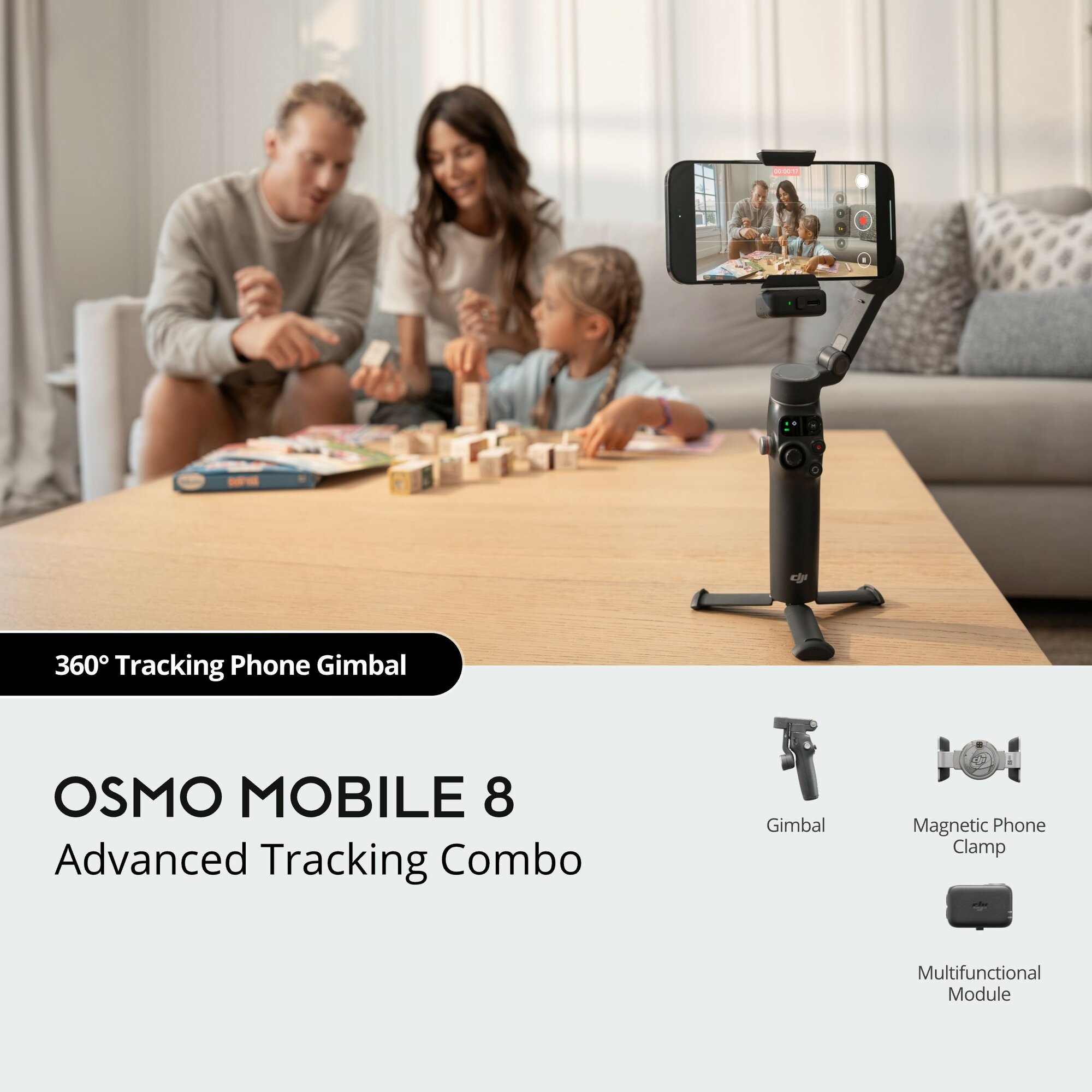 Стабилизатор DJI Osmo Mobile 8 advanced tracking — фото 1