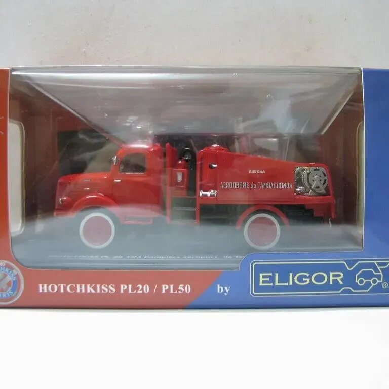 Металлическая модель пожарной машины ELIGOR HOTCHKISS PL20 4x4 1:43 Модели автомобилей