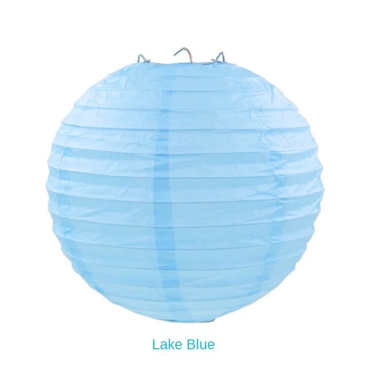 Бумажные фонарики merylover 35 см Lake blue