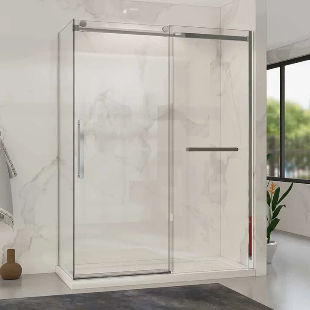Душевой уголок Vincea Como Soft VSR-1CS9014CL 140x90 см профиль хром, стекло прозрачное
