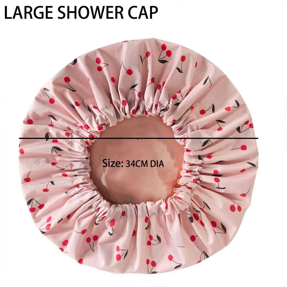 Шапочка для душа, Coffee plaid sealed shower cap — фото 1
