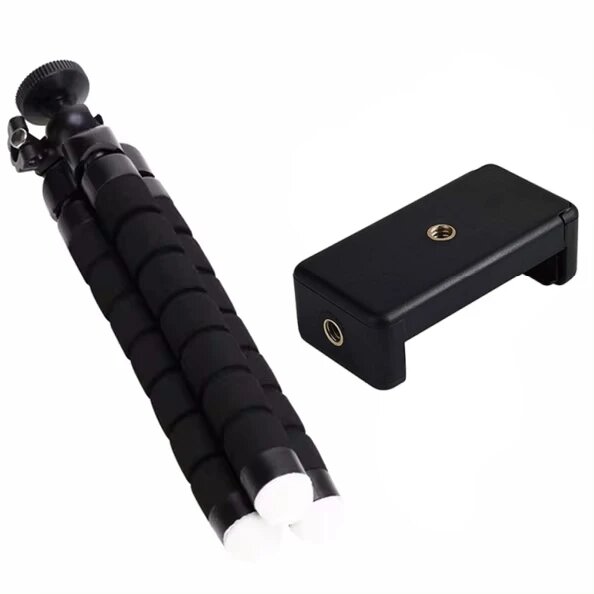 Гибкий штатив для смартфона Черный, black