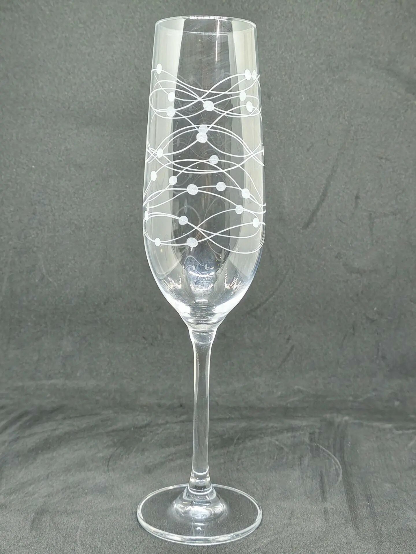 Бокал для шампанского "CREX" Diaryt, 270 мл, (набор 2 шт.), стекло, Crystal Bohemia/ БСС0673