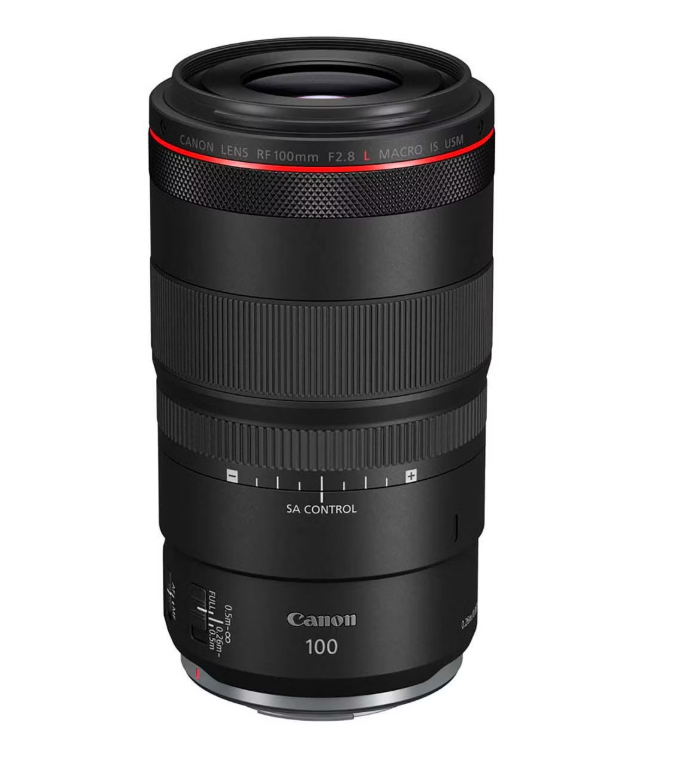 Объектив Canon RF 100mm f/2.8L Macro IS USM, черный