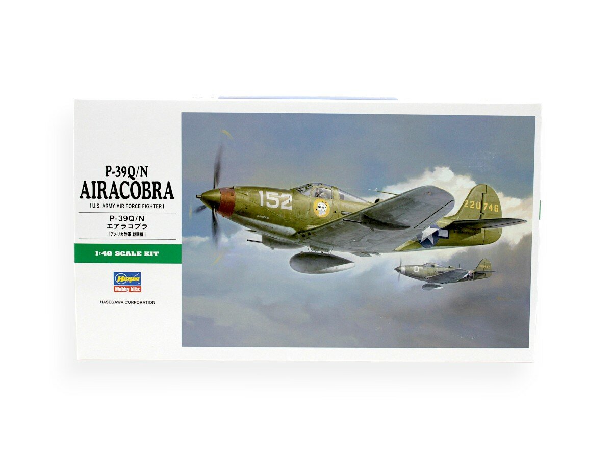 19193 Hasegawa Истребитель ВВС США P-39Q/N Airacobra (1:48)