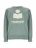 Свитер Isabel Marant Logo-print raglan-sleeve sweater, размер 40
